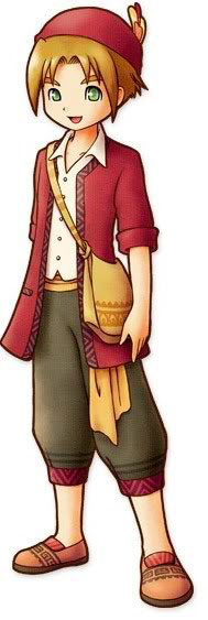 Harvest Moon: The Tale of Two Towns Characters: Dirk - Crimson Tear